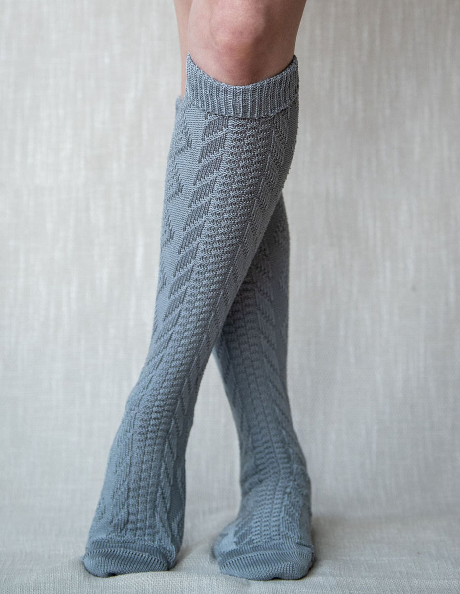 Grey Dirndl Socks - German Attire Female - Shop German Clothing – Rare ...